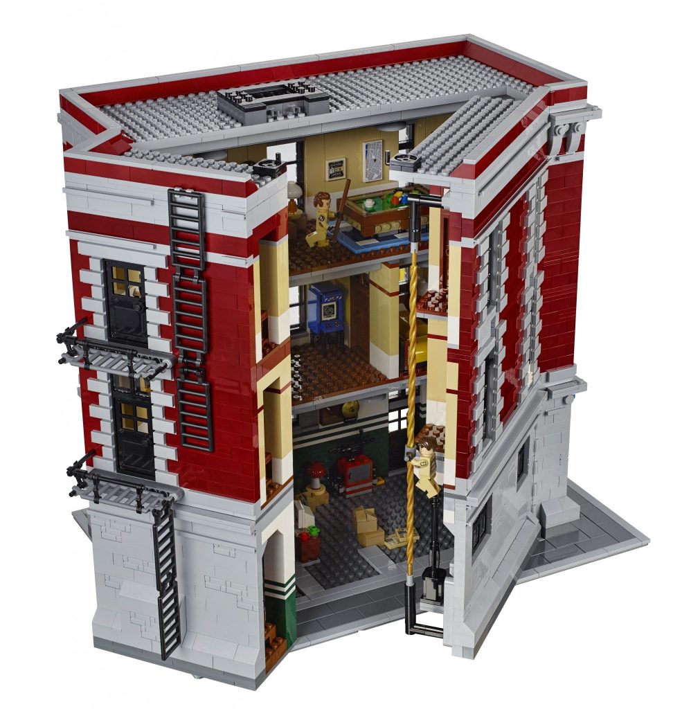 Awesome Modular Ghostbusters Firehouse Rebuild - Brick Brains