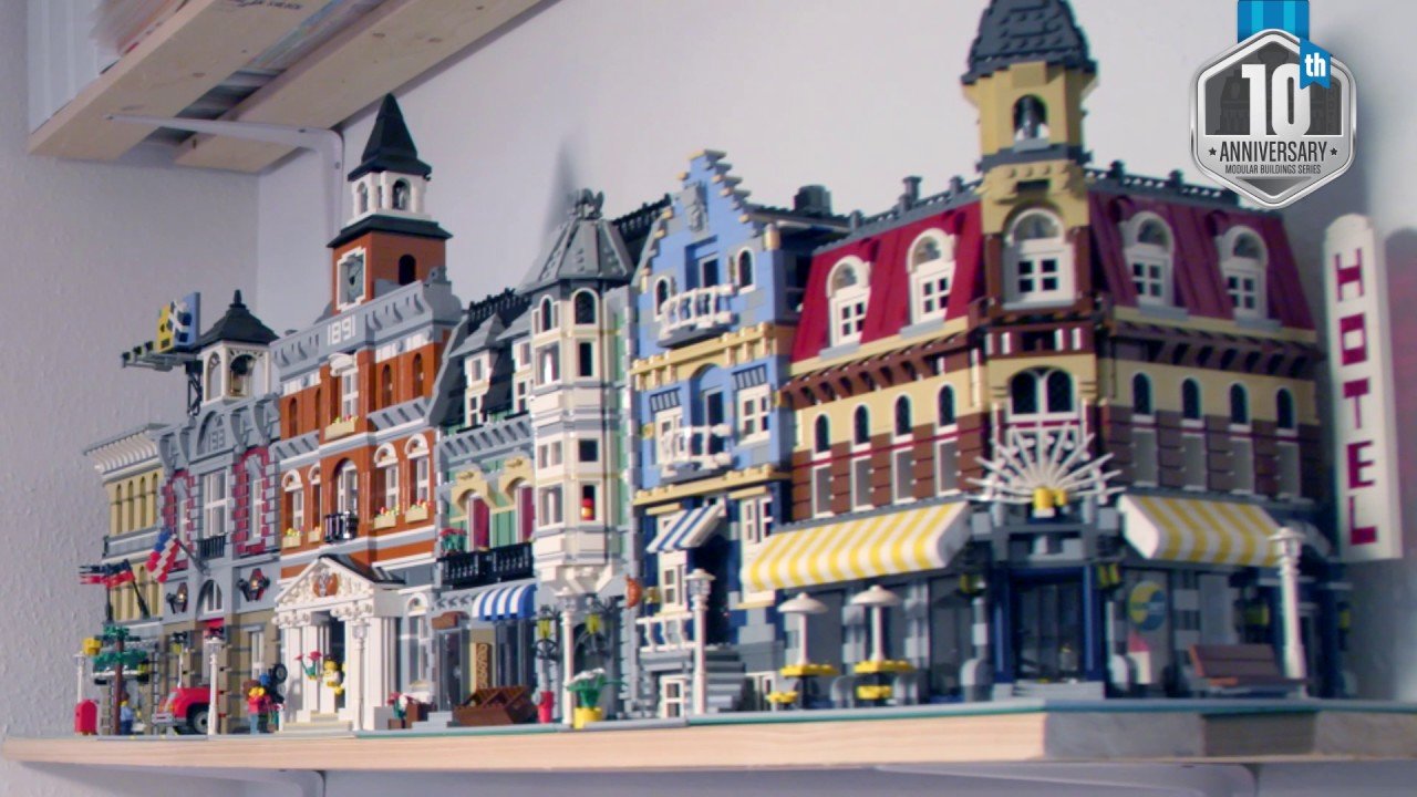 10 Years of Modular Buildings Honored in Video by LEGO - Brick Brains