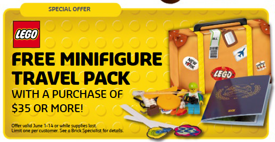 June 2017 LEGO Brand Store Calendar details - Brick Brains