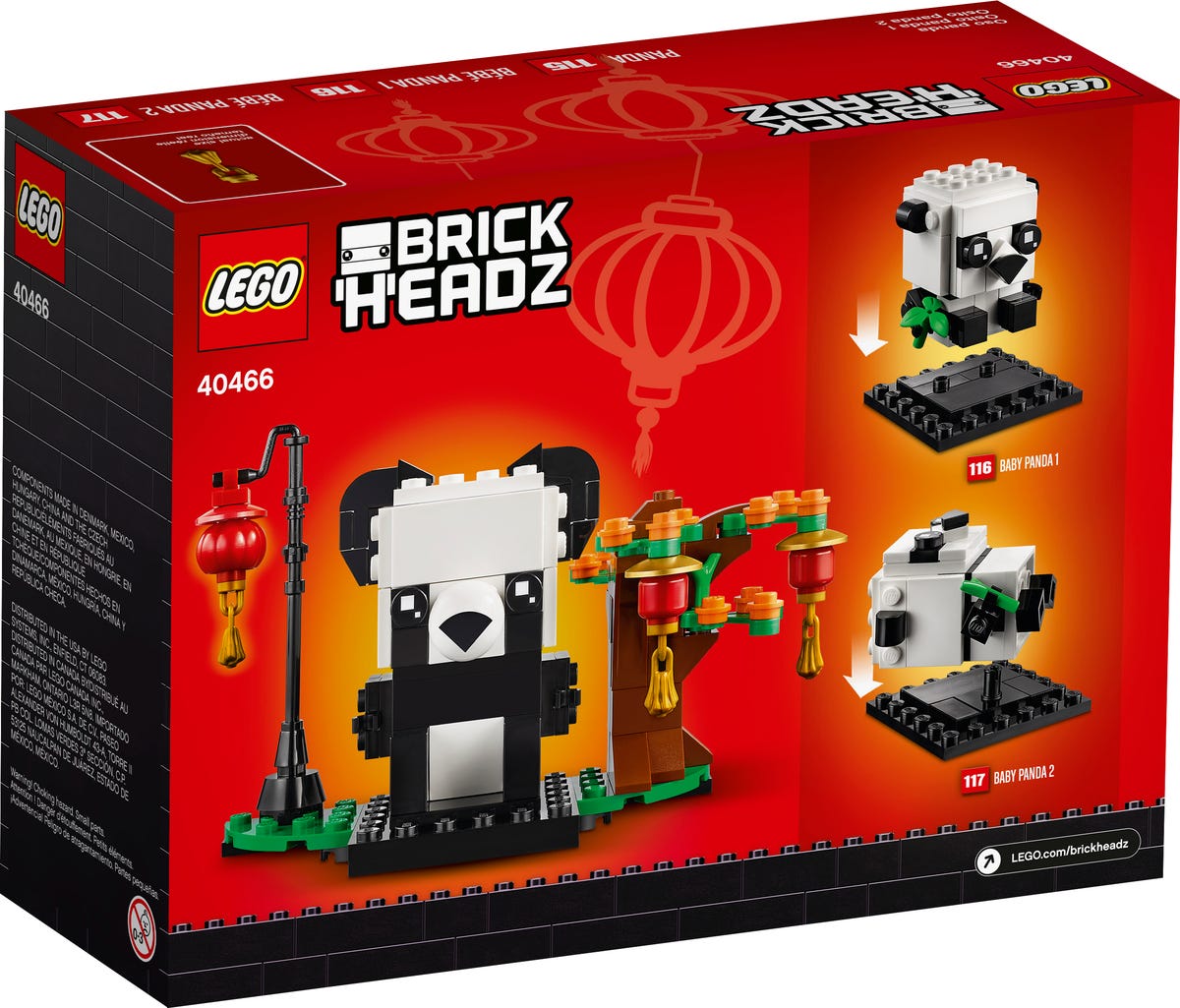 Baby Panda Set Details - Brick Brains