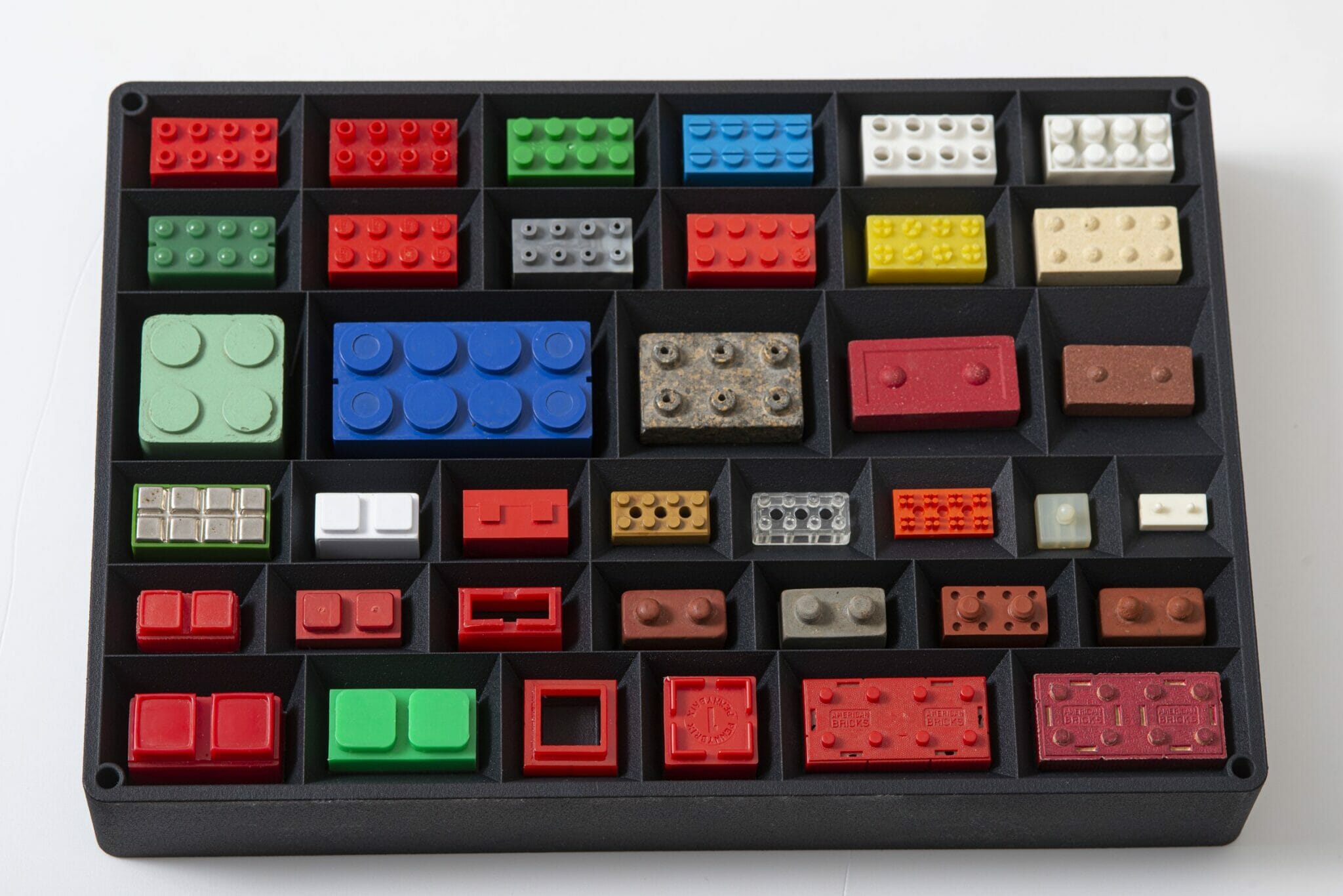 Bricks on Display: a collection of interlocking building bricks - Brick ...