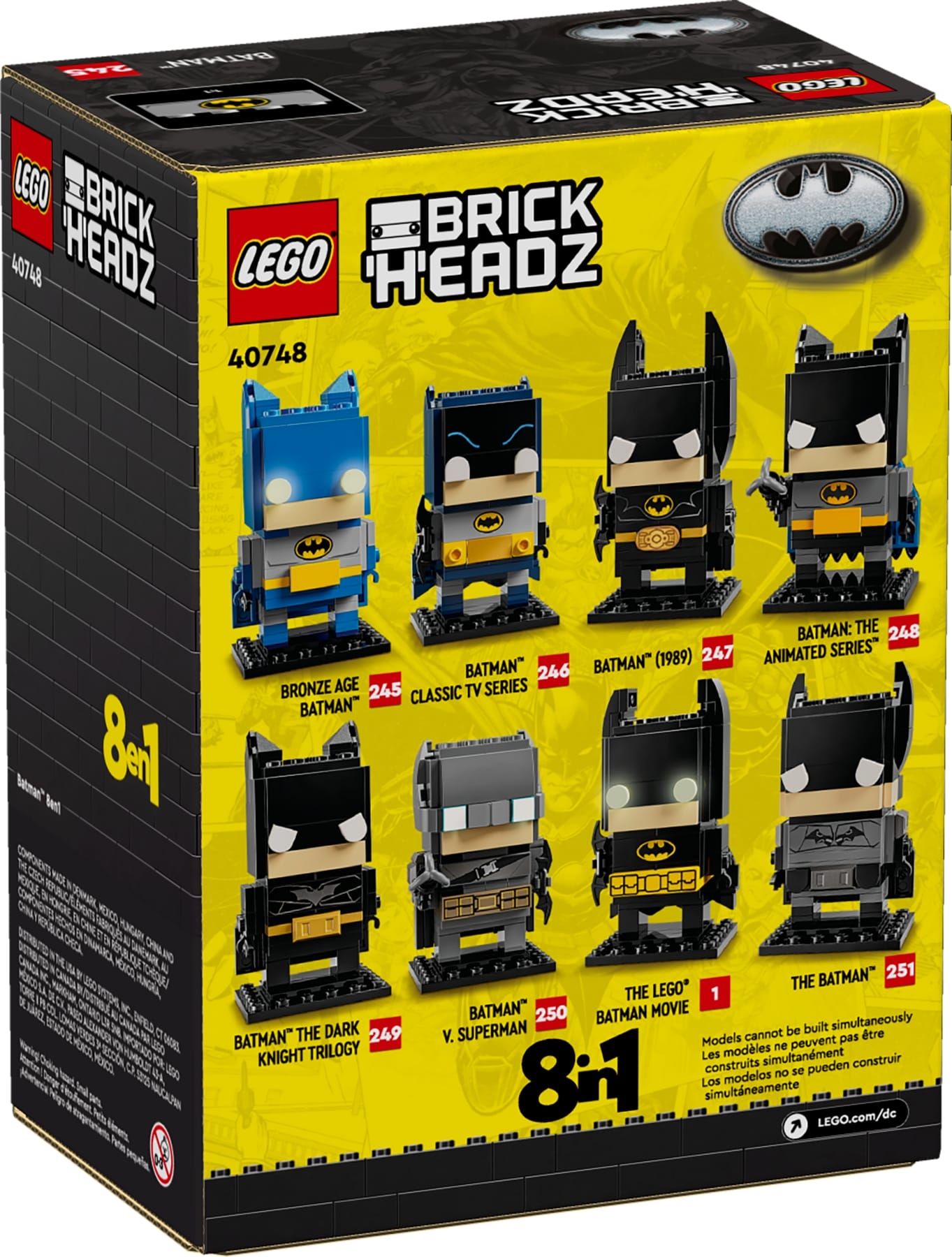 LEGO BrickHeadz Batman: 8 Ways to Bring the Dark Knight to Life ...