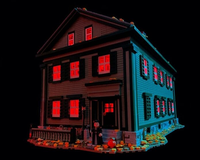 Unleashing Creativity: LEGO YouTuber Builds Lizzie Borden House Replica ...