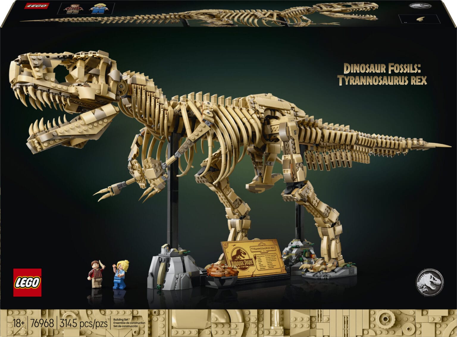 New 2025 LEGO Jurassic World T. rex Model Brings Prehistoric Power to ...