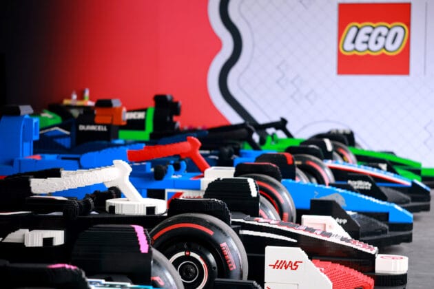 Life-Size LEGO Formula 1 Cars Stun at the Miami Grand Prix! - Brick Brains