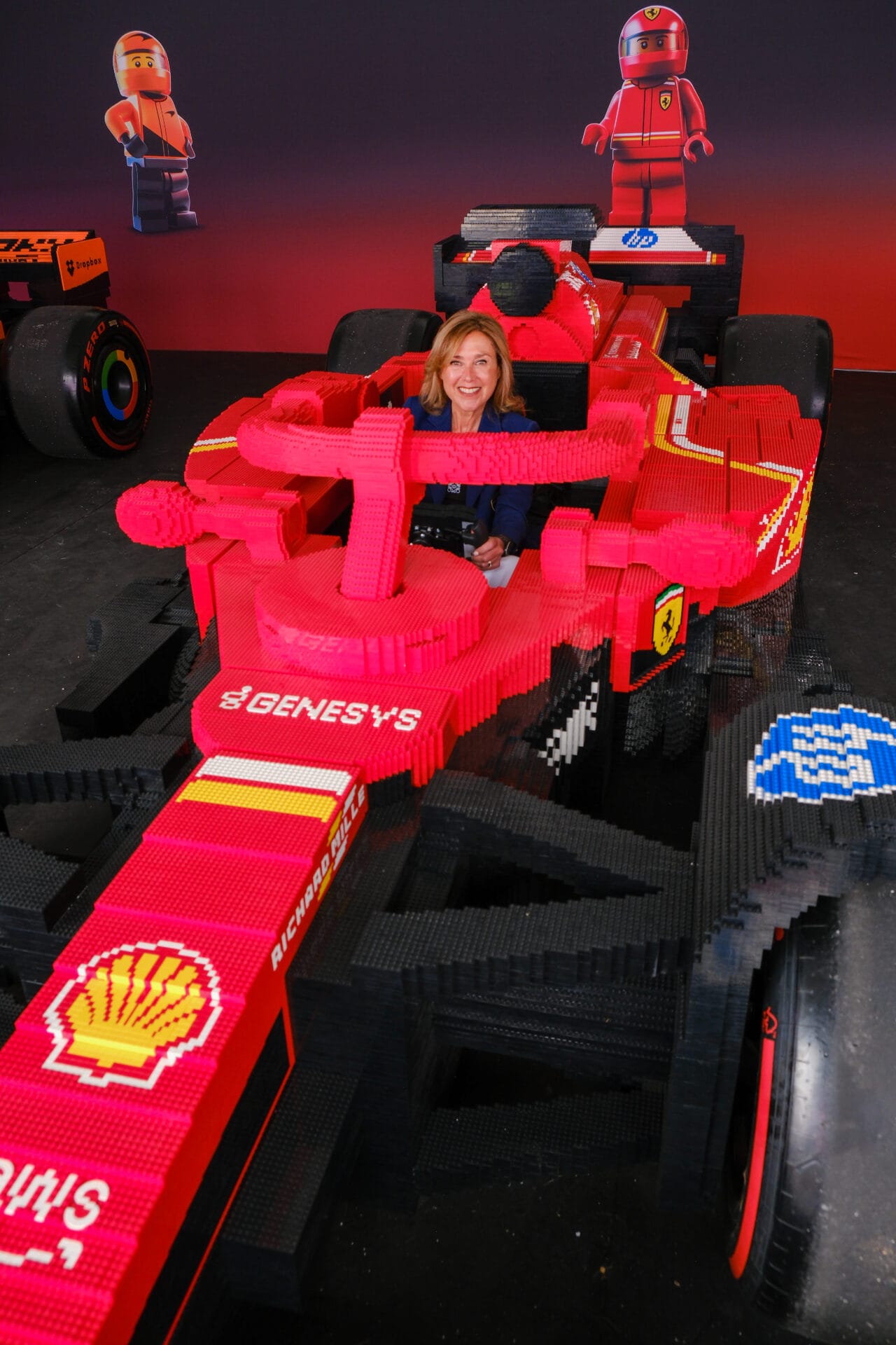 Life-Size LEGO Formula 1 Cars Stun at the Miami Grand Prix! - Brick Brains