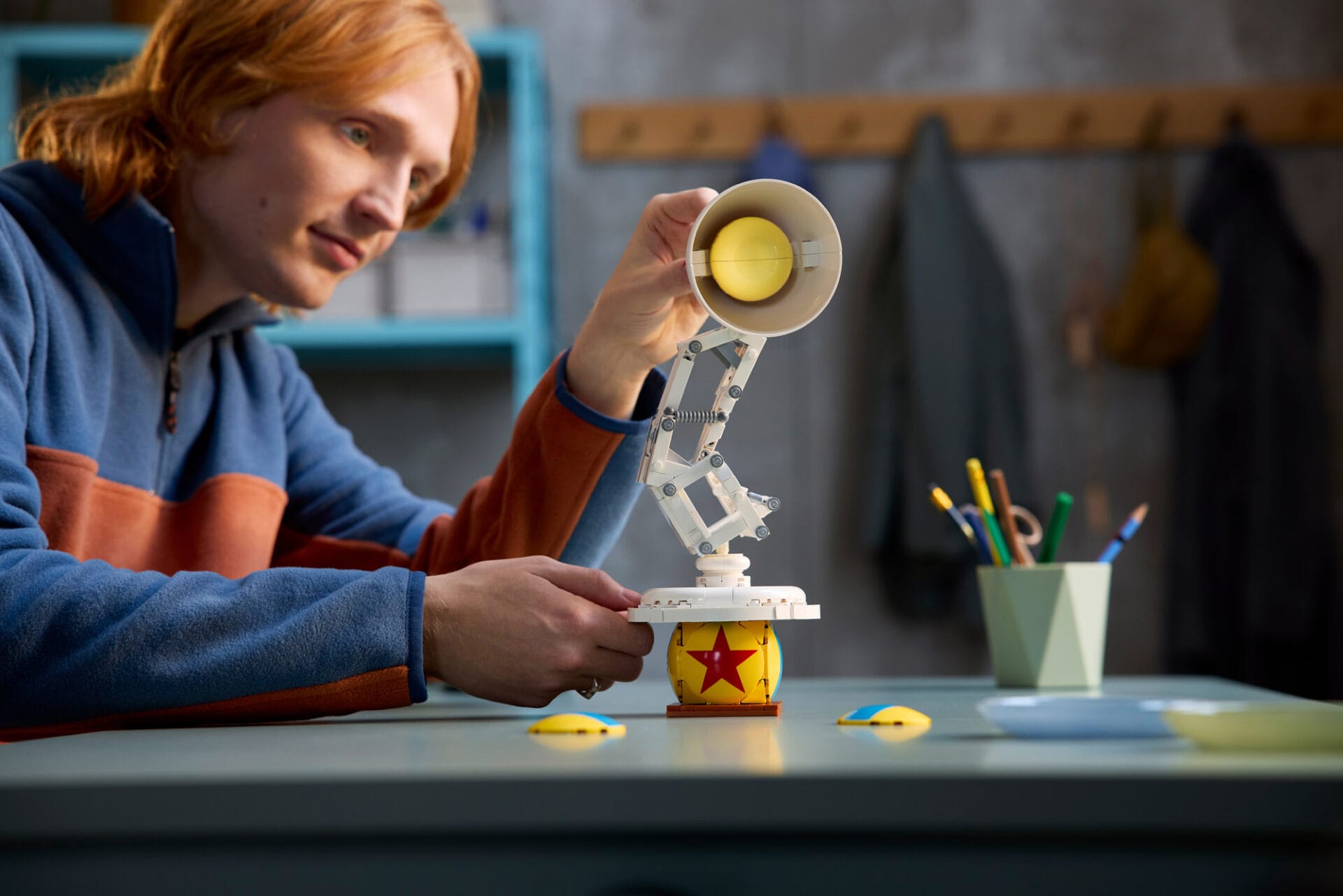 Build the Iconic Desk Lamp with the LEGO Ideas Pixar Luxo Jr Display ...