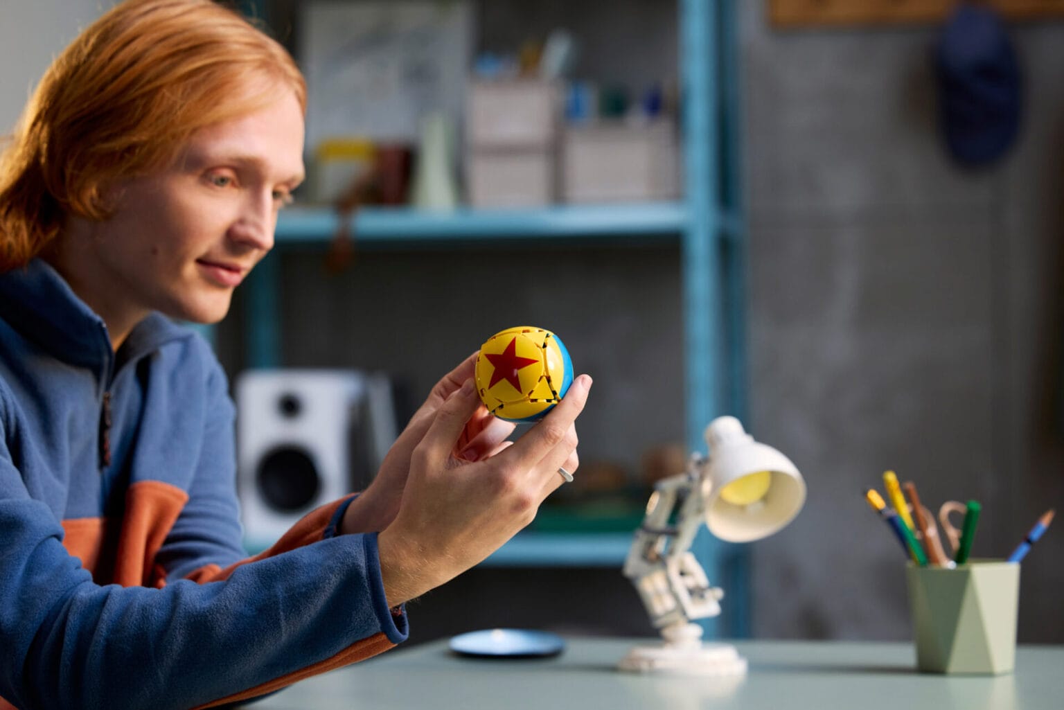 Build the Iconic Desk Lamp with the LEGO Ideas Pixar Luxo Jr Display ...