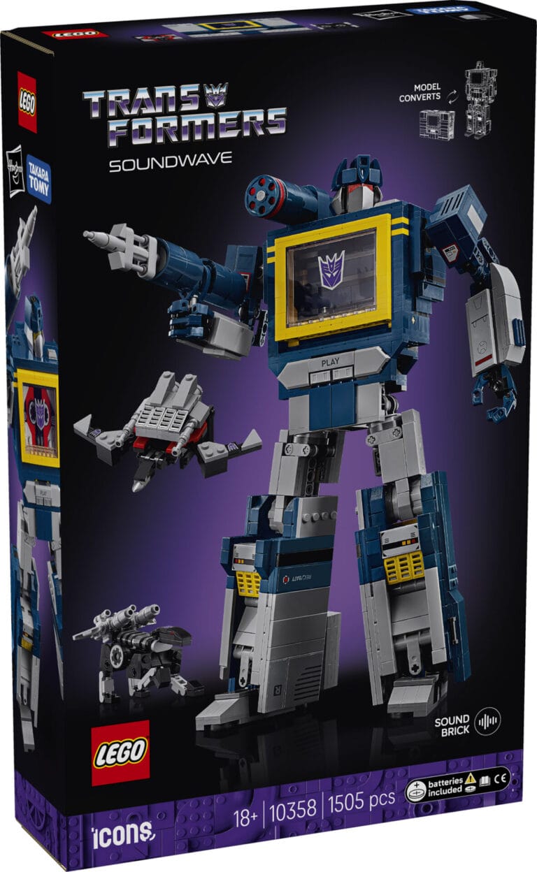 LEGO Icons Transformers Soundwave Set Brings the ’80s Back in Brick ...