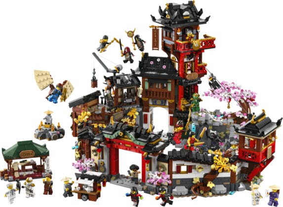 LEGO NINJAGO Old Town Set Celebrates 15 Years with Record-Breaking 23 ...